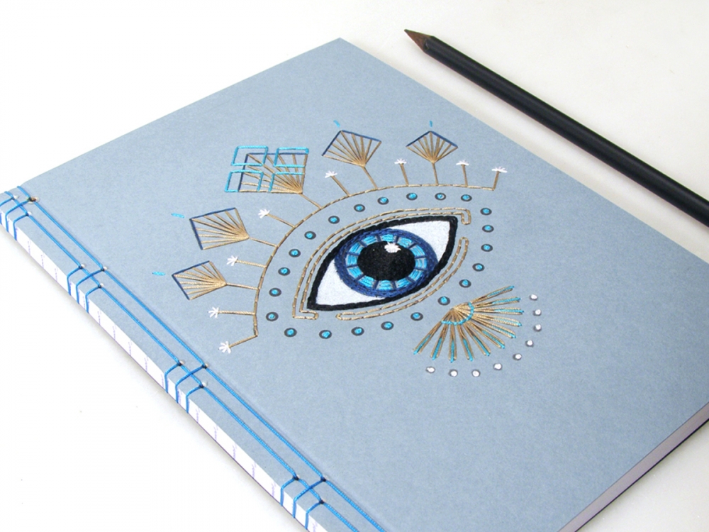 Evil Eye Journal by Fabulous Cat Papers | FabulousCatPapers