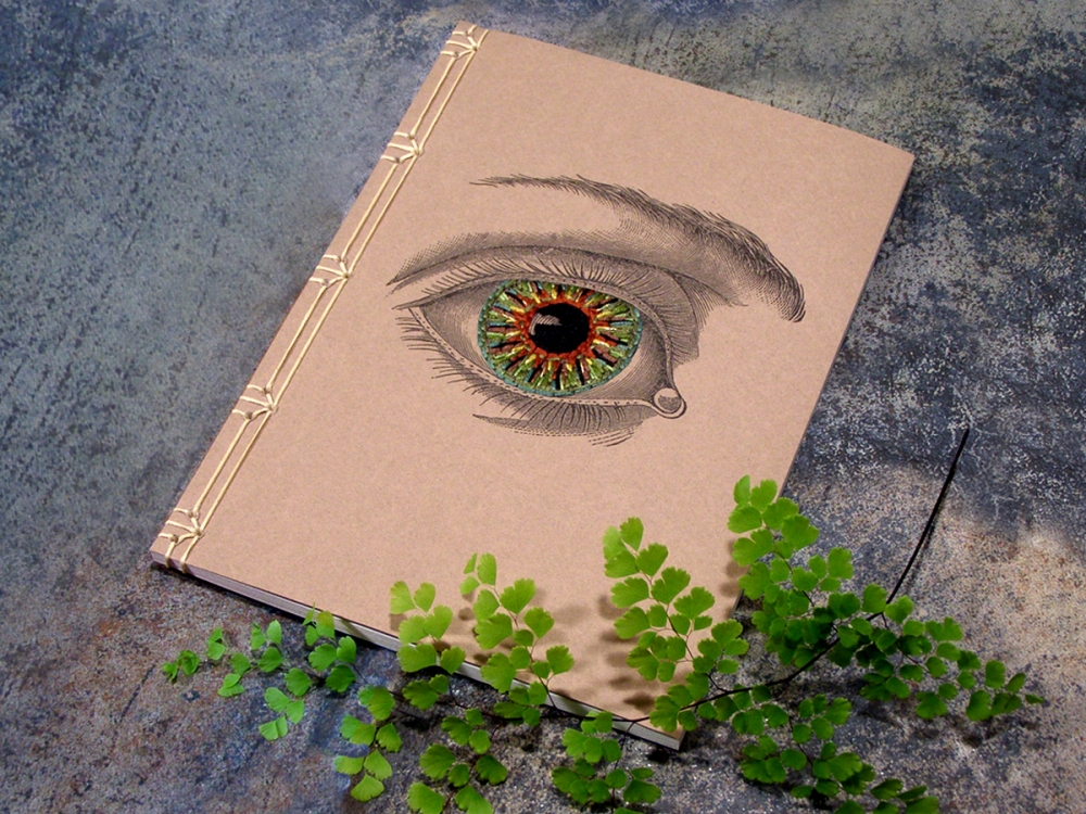 Vintage Eye Journal by Fabulous Cat Papers | FabulousCatPapers